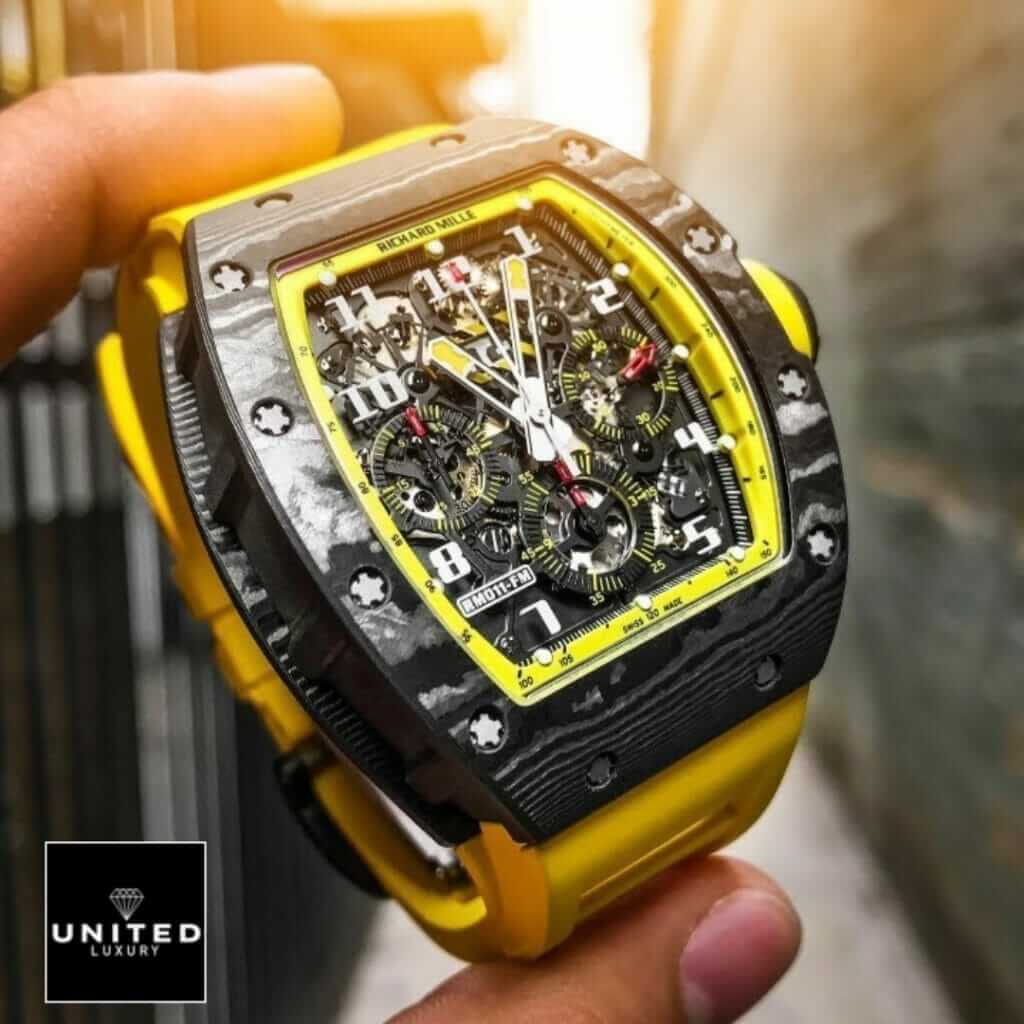 Richard Mille RM11-03 Yellow Storm Replica | United Luxury
